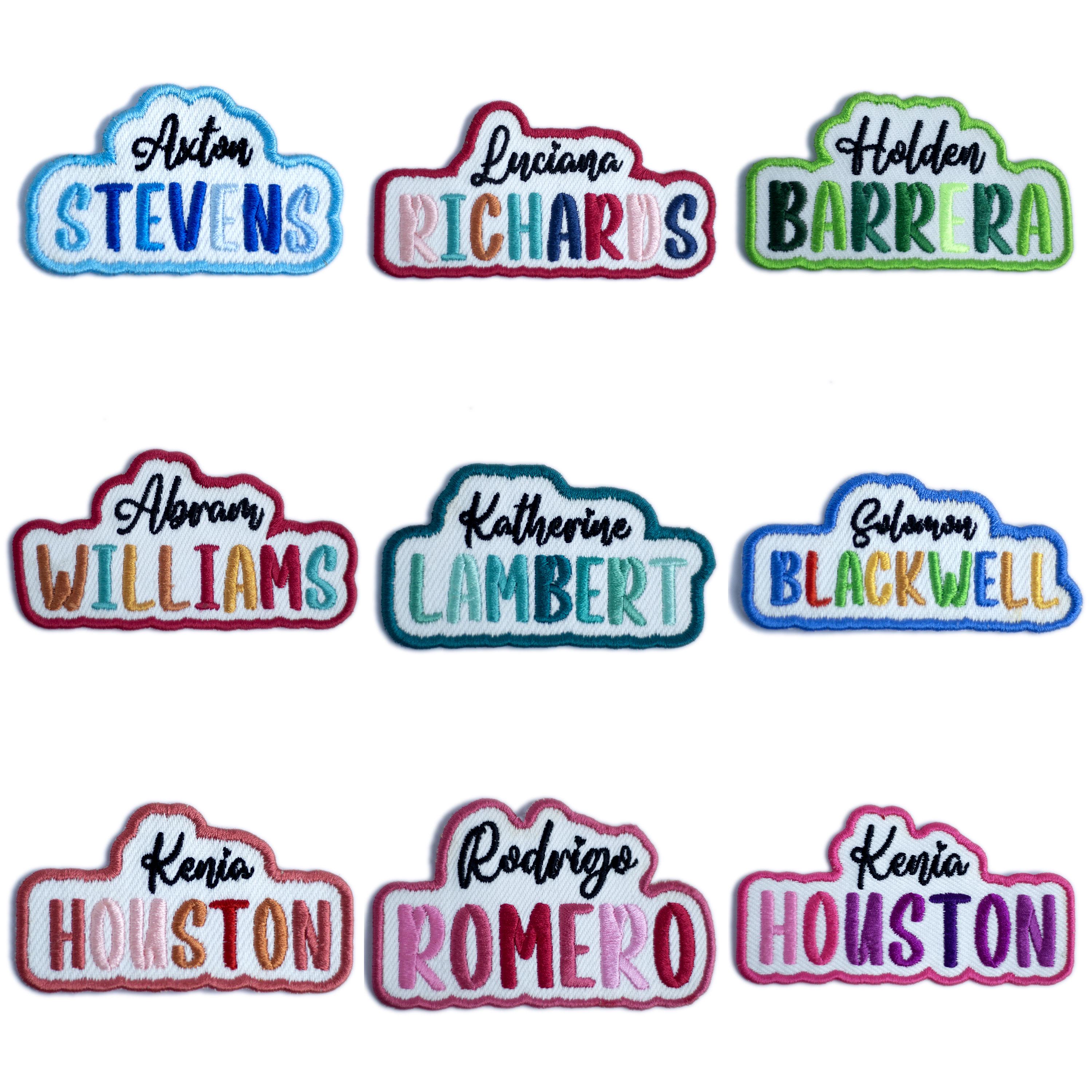 Custom Embroidered Name Patch, Personalized Applique - Etsy