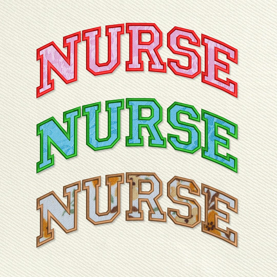 Embroidered Nurse Patch, Nurse Appreciation, Gift for Nurse, Nurse Patches, Sew On/iron On/hook ...
