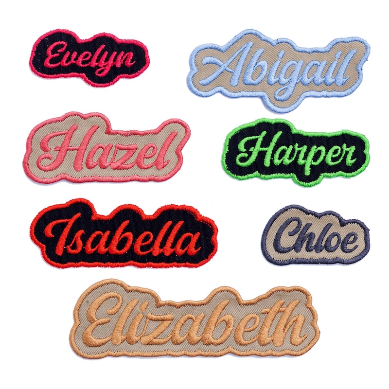 Hook and Loop Name Patch - Etsy
