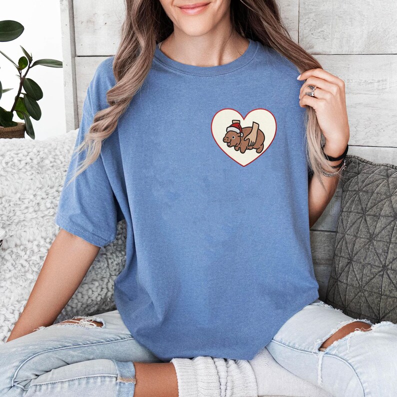 Moo Deng Christmas Patch, Moo Deng Patch, Baby Pygmy Hippo Costume ...