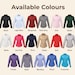 Custom Embroidered Long Sleeve Blouse, Personalised Text/logo Work ...