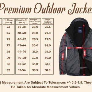 Embroidered Outdoor Jacket, Personalised Zip up Jacket, Custom Text ...