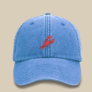 Lobster Vintage Hat-embroidered Red Lobster Baseball Caps-vintage Style ...