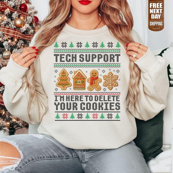 Geek Christmas Jumper - Etsy UK