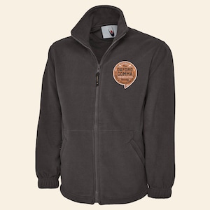 Personalised Embroidered Fleece Jacket-custom Text Work Wear Zip up ...