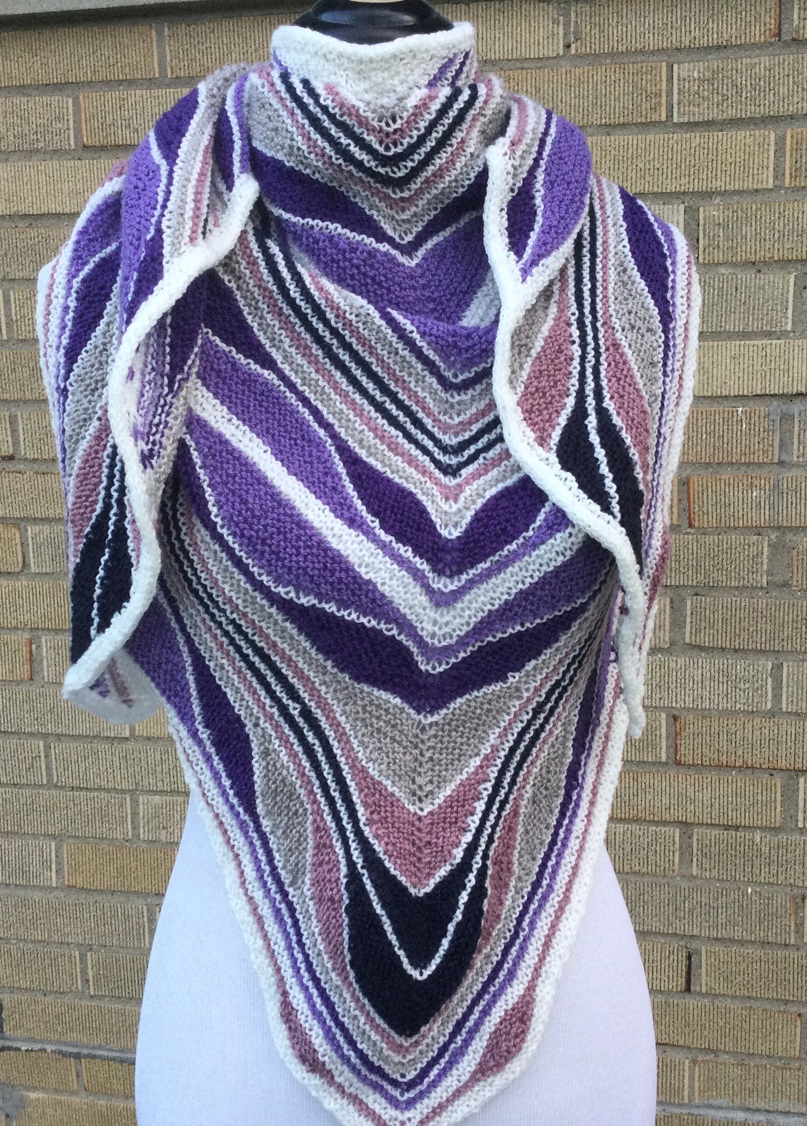 Butterfly Papillon Shawl Scarf Hand Knitted Wearable Art | Etsy