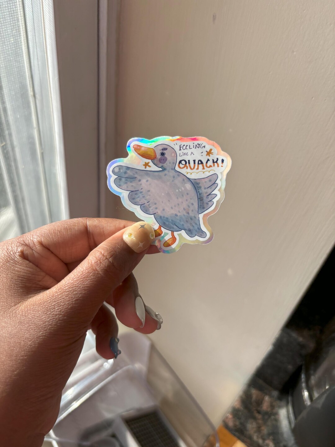 Cute Duck Sticker - Etsy