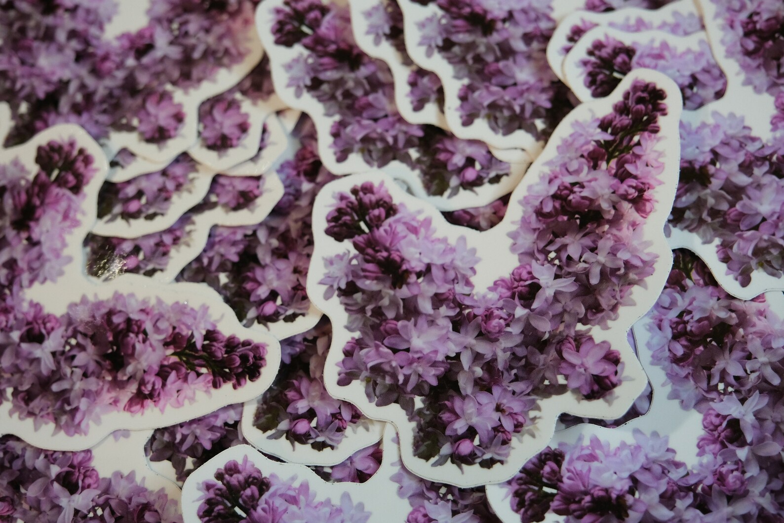 Purple Lilac Sticker W/ White Background, Lilac Sticker, Floral Sticker ...