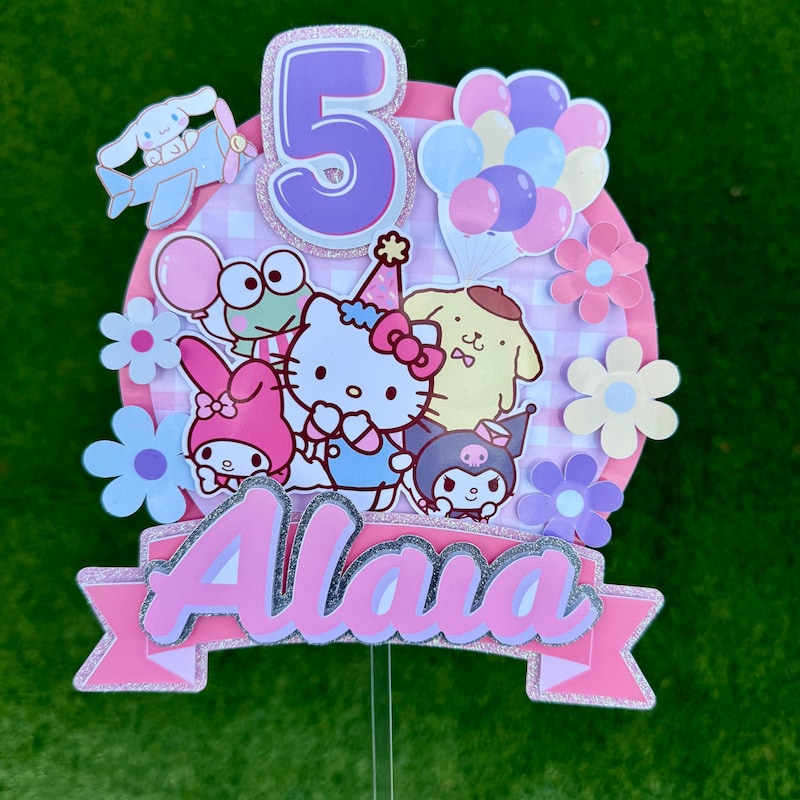 Hello Kittys Cake Topper - Etsy