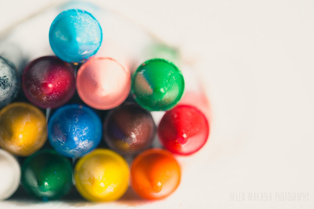 Colorful Crayon Art for Kids Bedroom Playroom and Nursery - Etsy