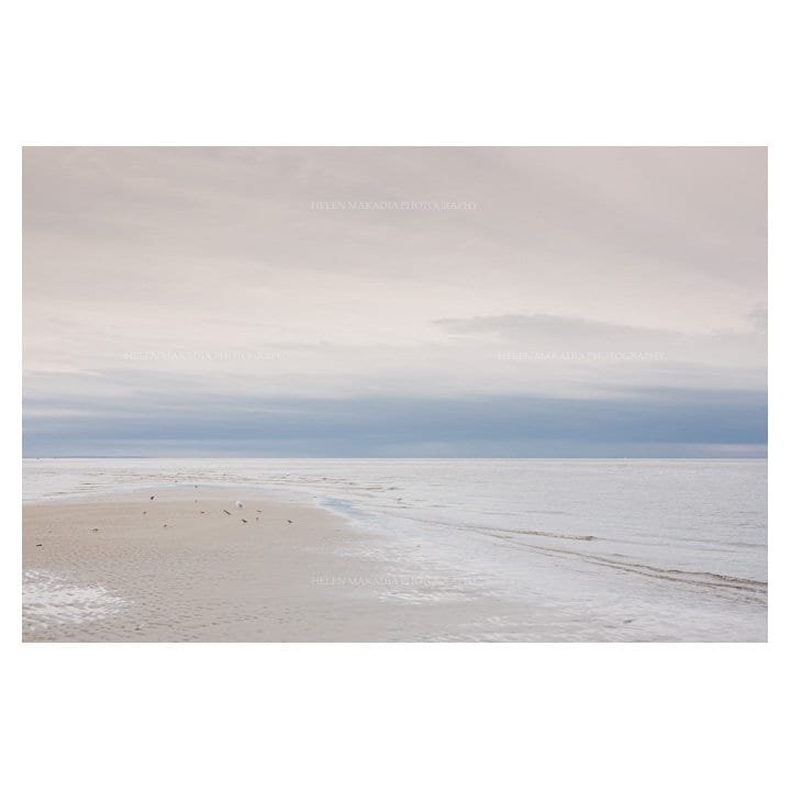 Cape Cod Beach Photograph, Calm Before the Storm on the Ocean, Art for ...