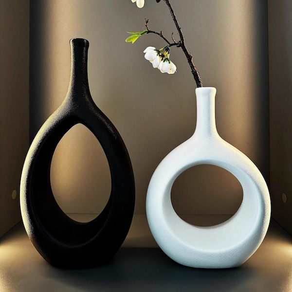 Minimalist Ceramic Vase - Etsy