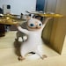 Cute Cat Tray Holder Modern Animal Decor Home Unique Storage Organizer ...