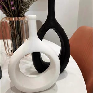 Modern Ceramic Vase, Abstract Geometric Sculpture - Etsy