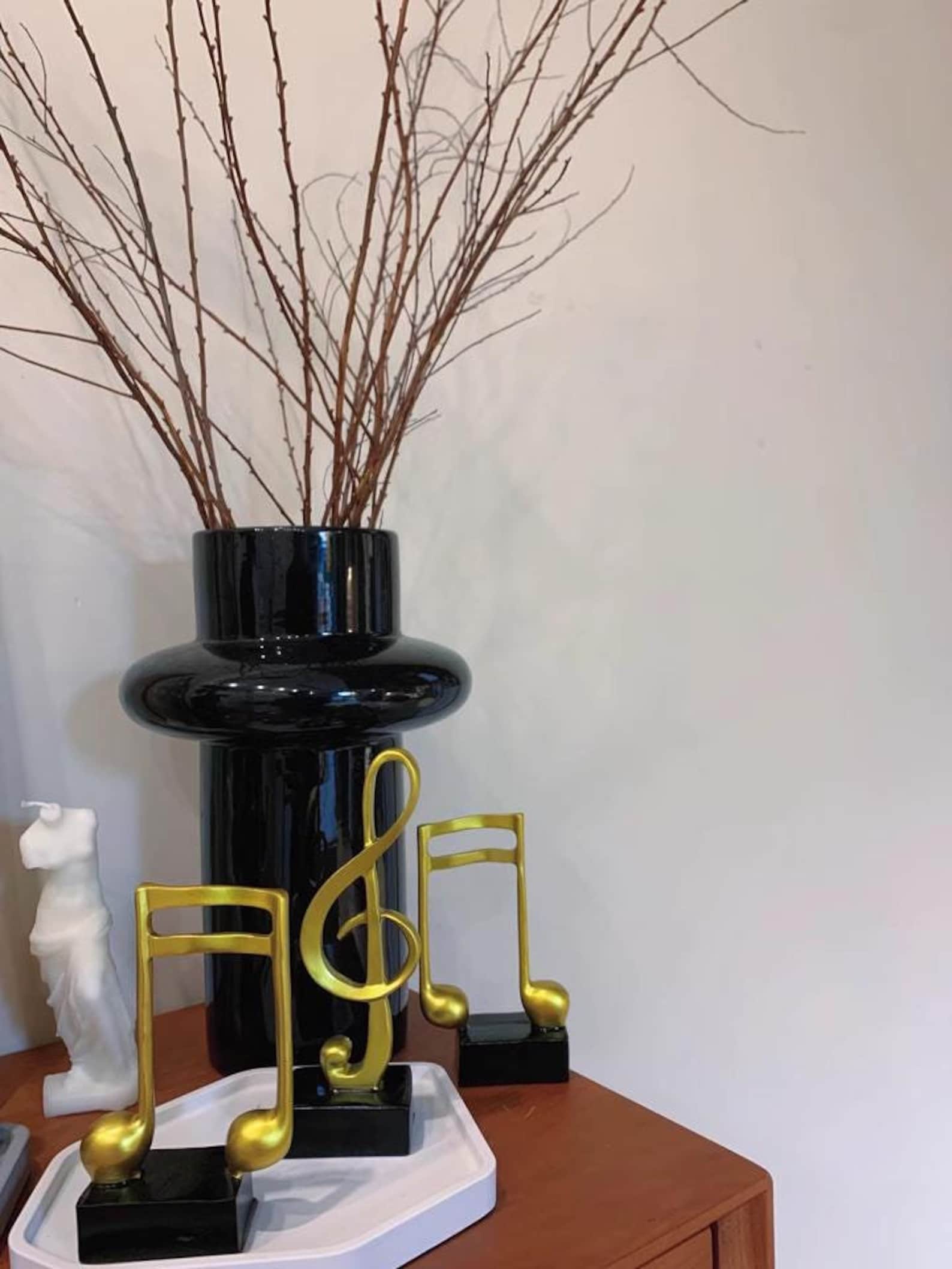 Musical Note Sculptures Treble Clef and Notes Figurines Music Artistic ...