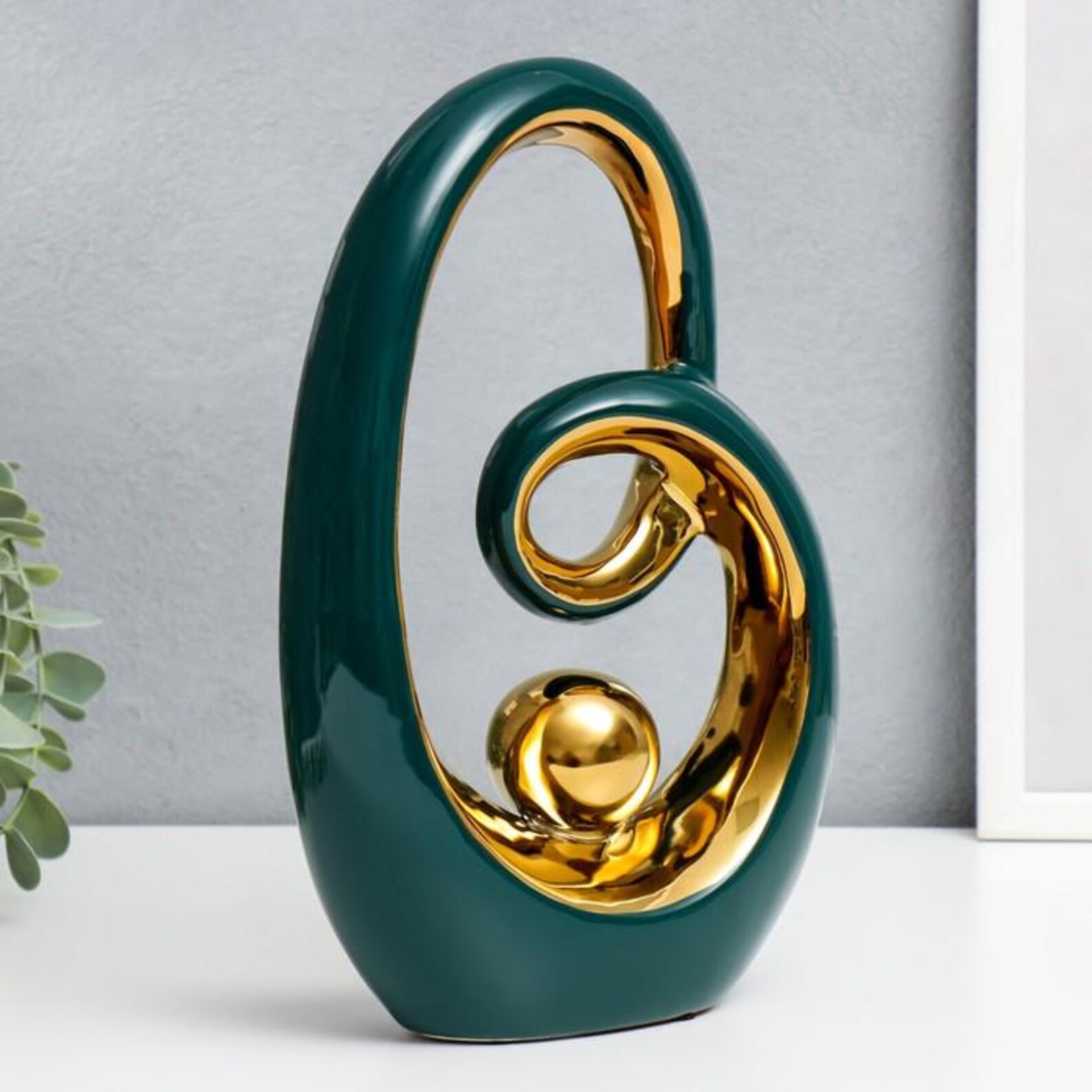 Abstract Ceramic Statue Modern Luxury Living Room Home Decor ...