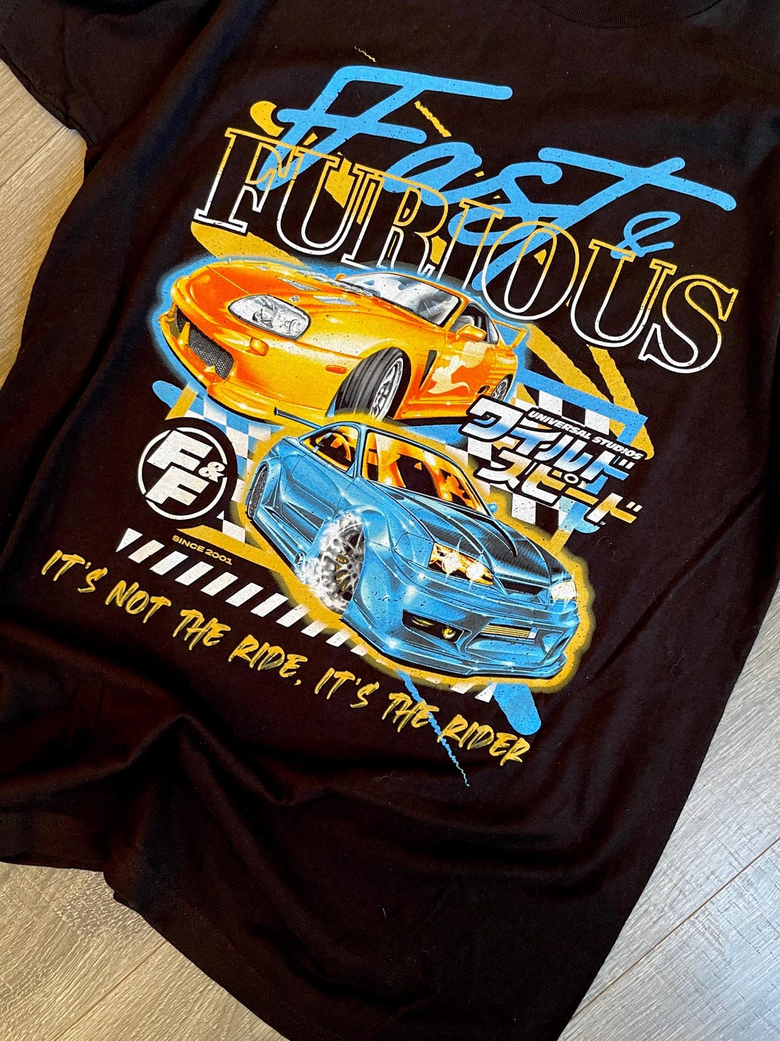 Fast and the Furious T-shirt Black Size S (34/36) - Etsy