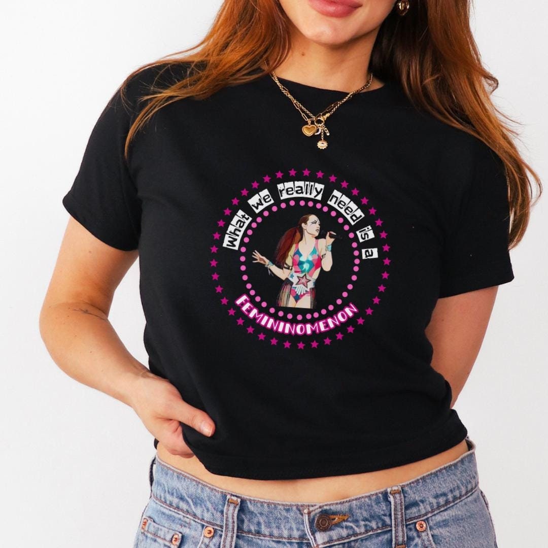 Chappell Roan Baby Tee, Femininomenon Shirt, Red Wine Supernova, Pink ...
