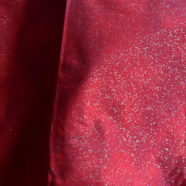 Red Gold Fabric - Etsy