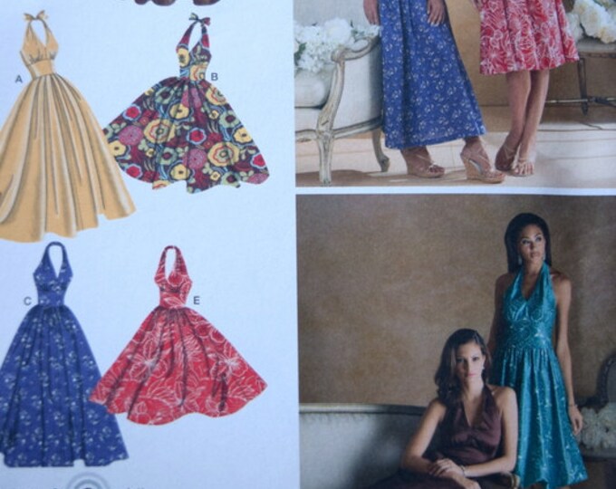 Simplicity 3823 Misses Dress With Skirt and Length Variations in Sizes ...