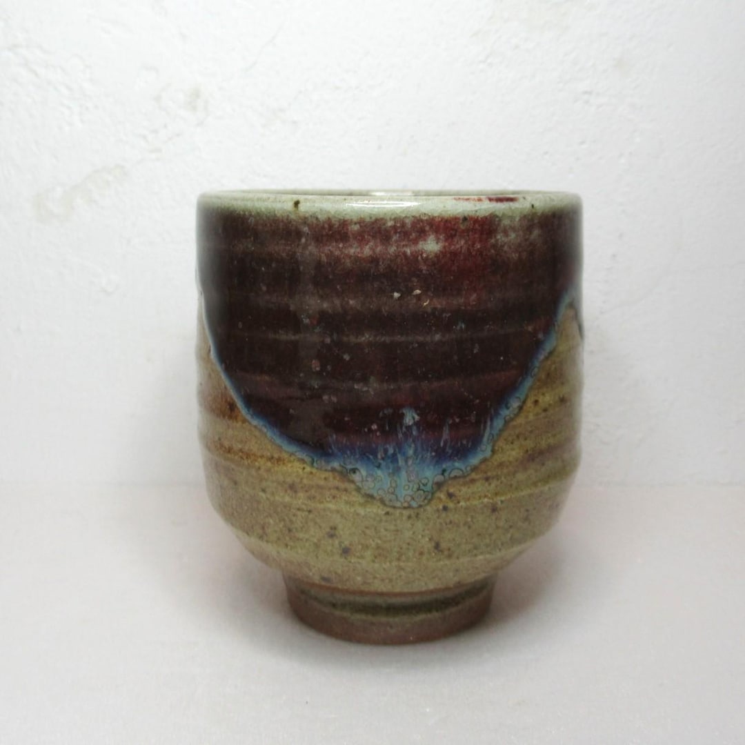 Kuromuta Ware, Mingei Yunomi Teacup by Nobumasa Maruta 1929-2014 ...