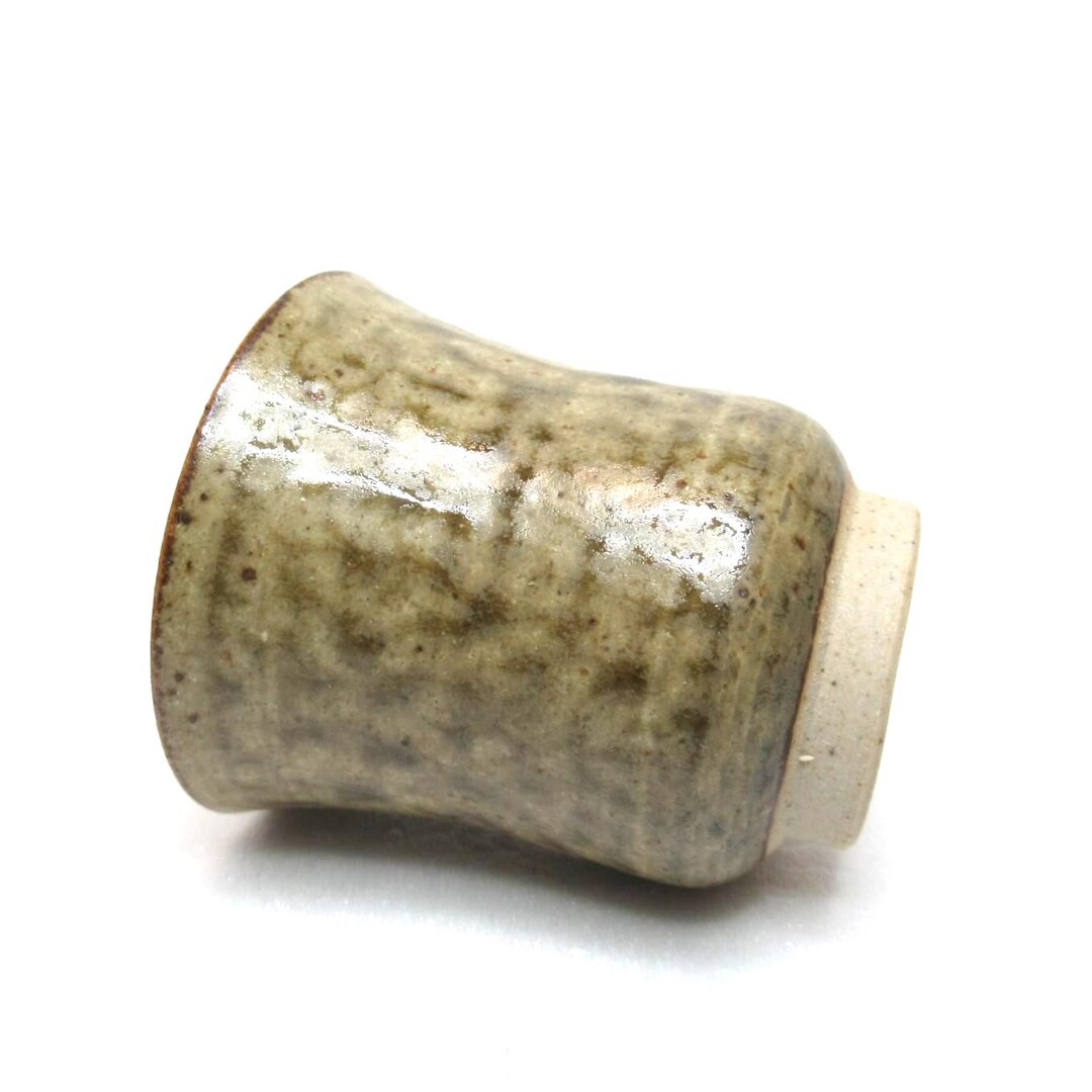 Natsuyoshi Ware, Irabo Glaze Sake Cup by Noma Gazan (b.1924-). Vintage ...