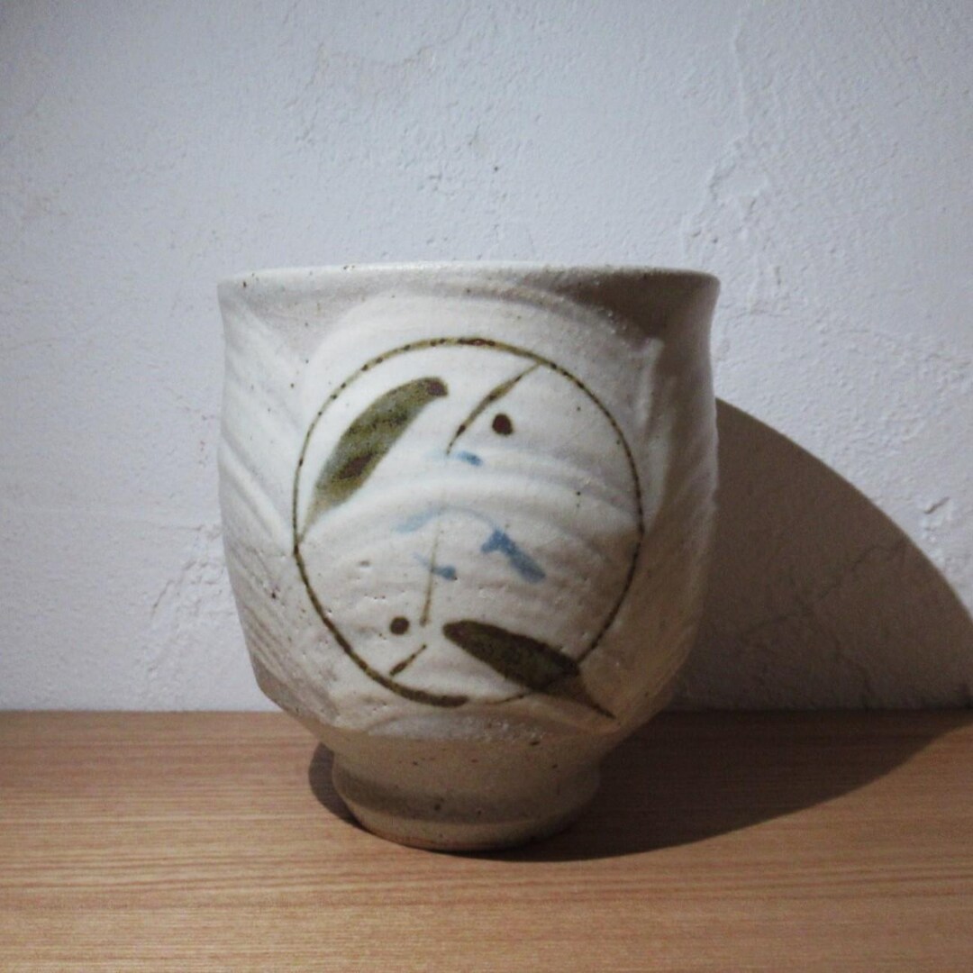 Mashiko Ware, hakeme Yunomi Teacup by Shosaku Akashi b.1946. Japanese ...