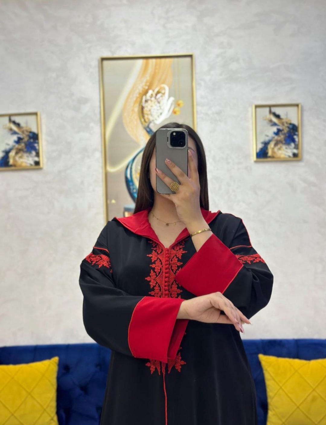 Moroccan Jellaba With Fine Embroidery – Traditional Elegance for Your ...