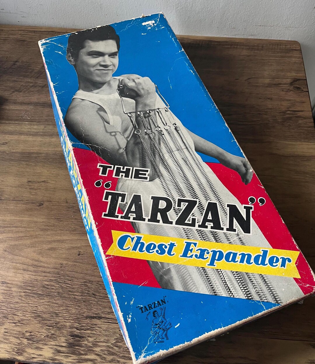 Vintage Tarzan Chest Expander, 1960s Fitness Collectible/ Decor - Etsy