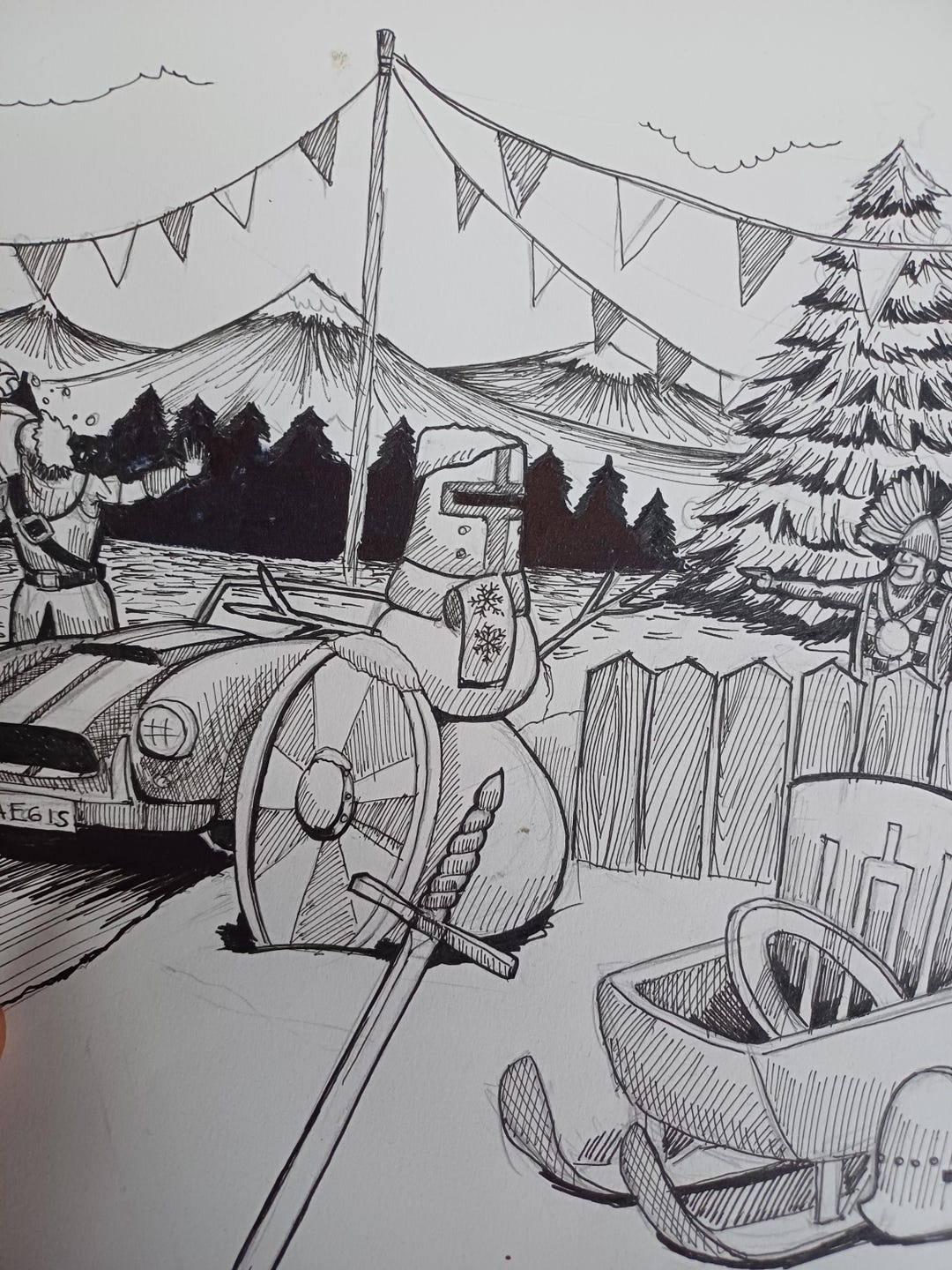 Humoristic Drawing - Etsy