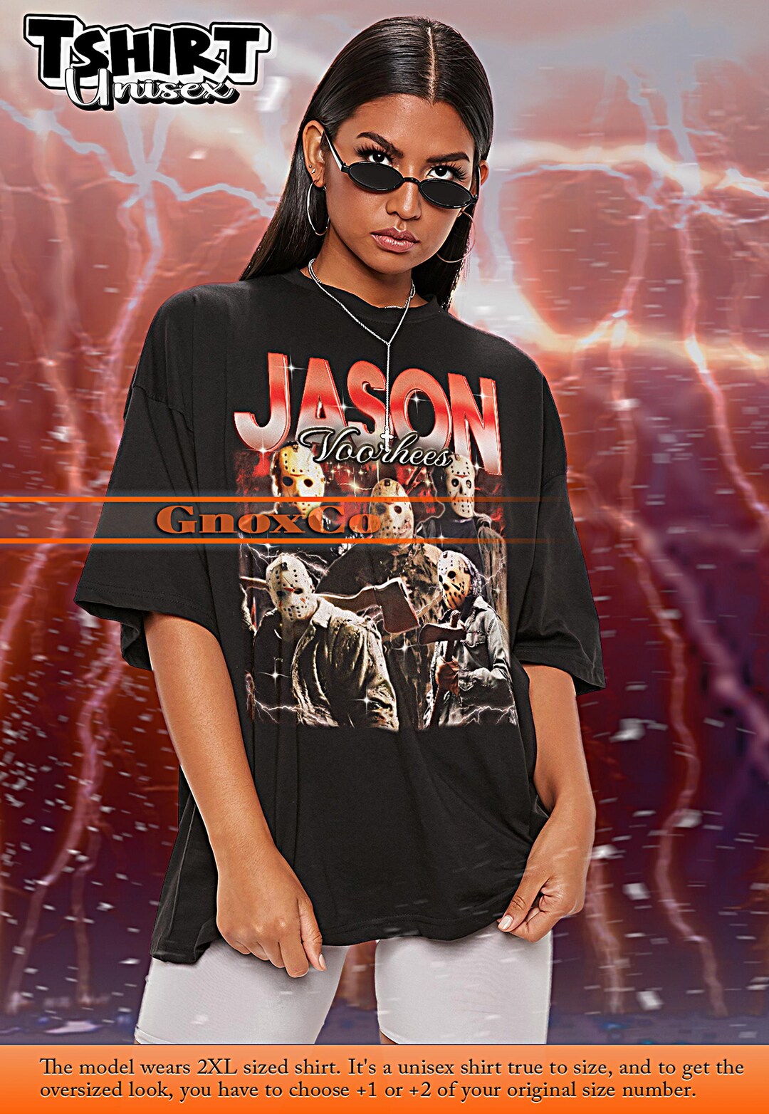 JASON VOORHEES Shirt, Jason Voorhees Vintage Tshirt, Jason Voorhees ...