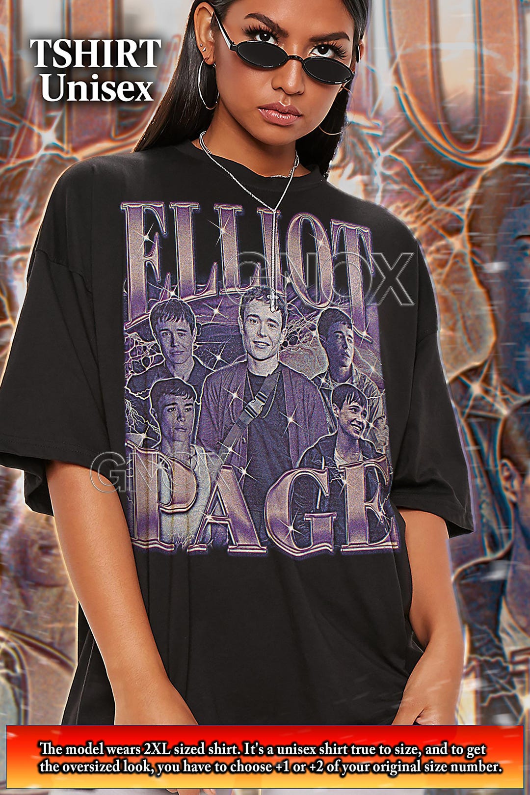 ELLIOT PAGE Shirt, Elliot Page Tshirt, Elliot Page Fan Tees, Elliot ...