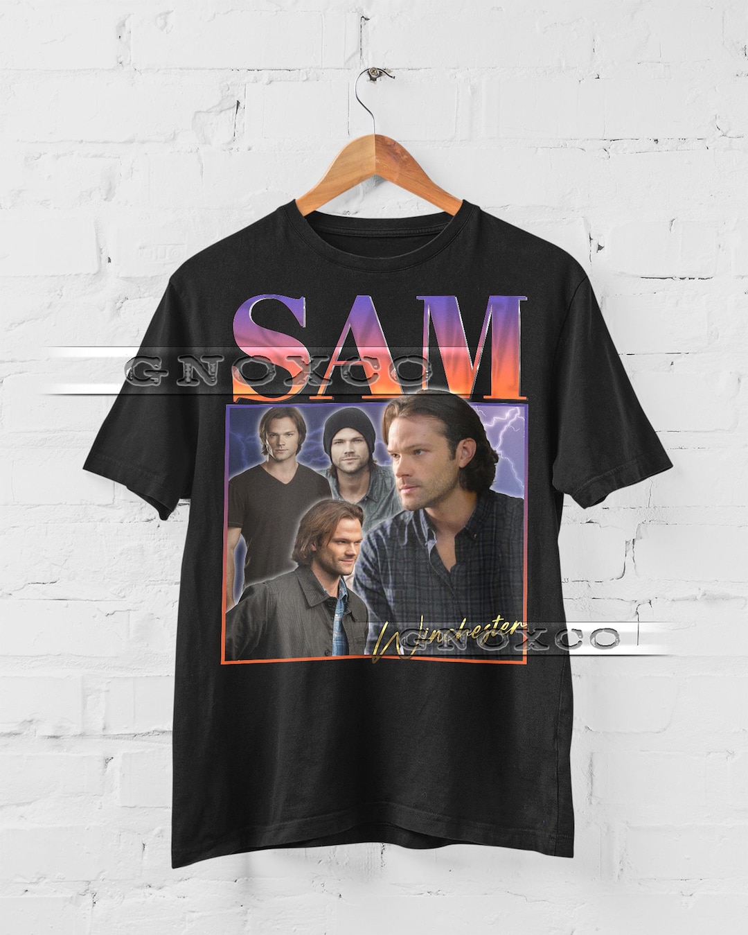 SAM WINCHESTER Shirt, Sam Winchester Homage Tshirt, Sam Winchester Fan ...