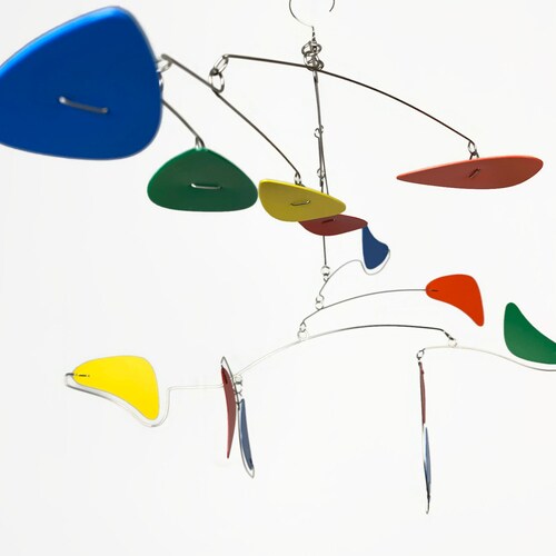 Modern Art Glass Mobile - Etsy