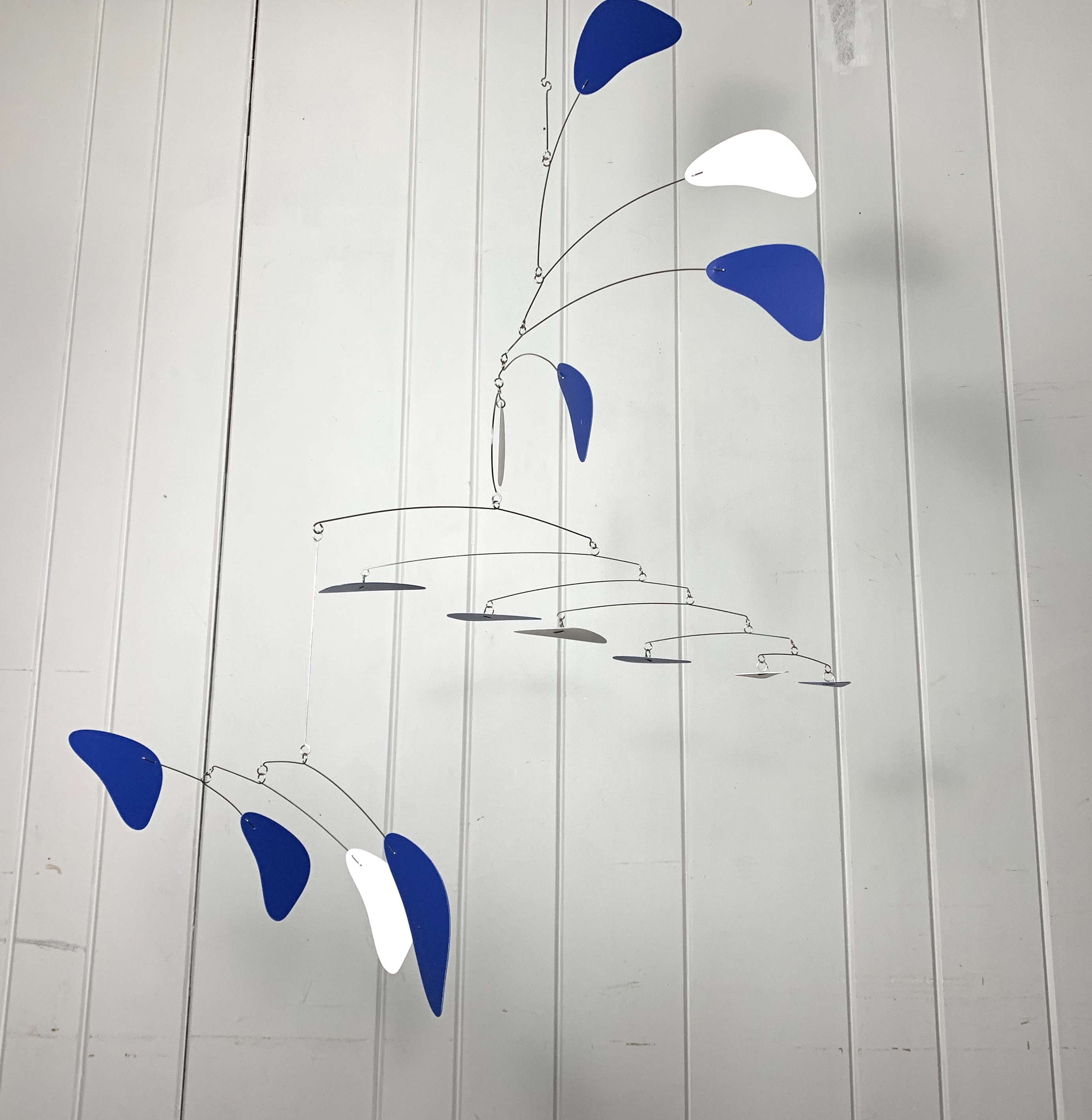 Modern Mobile for High Ceiling Classic Blue Royal White Arrow Style ...