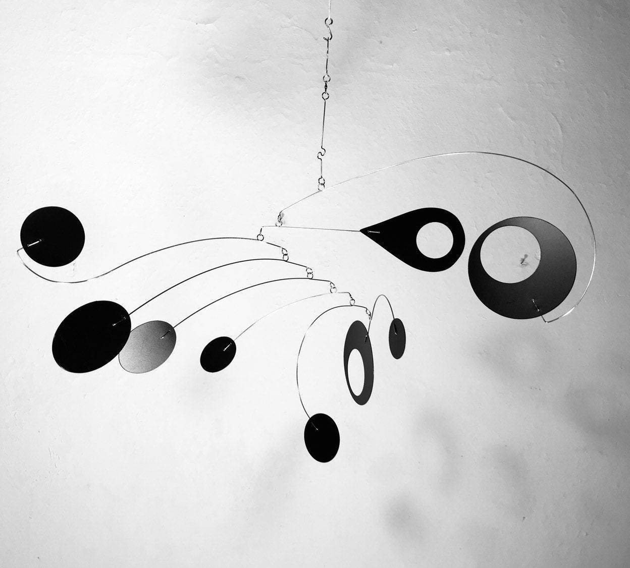 Hanging Mobile in Black for Low Ceiling USA or Sun Room - Etsy