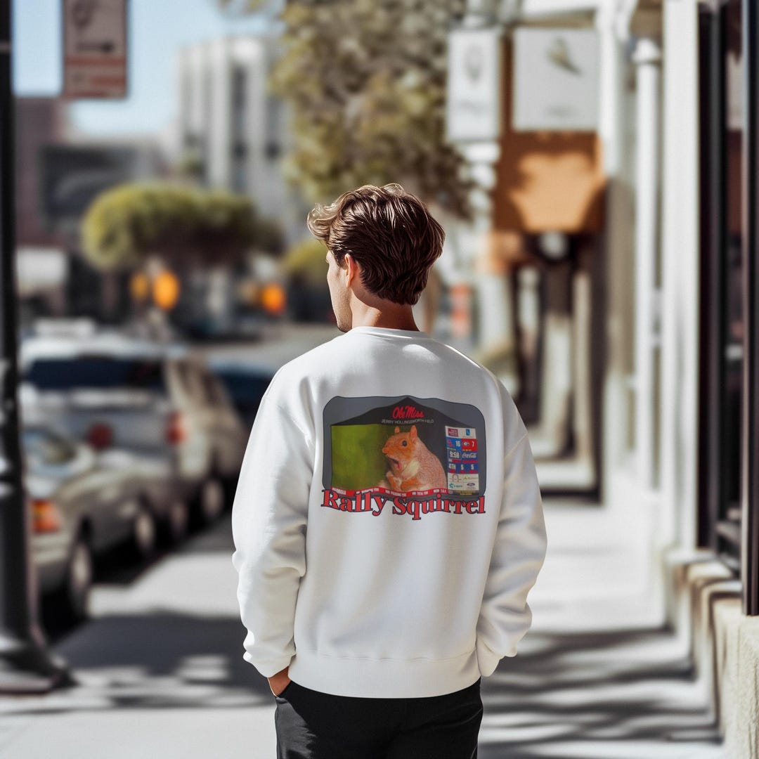 Ole Miss Rally Squirrel Pullover - Etsy