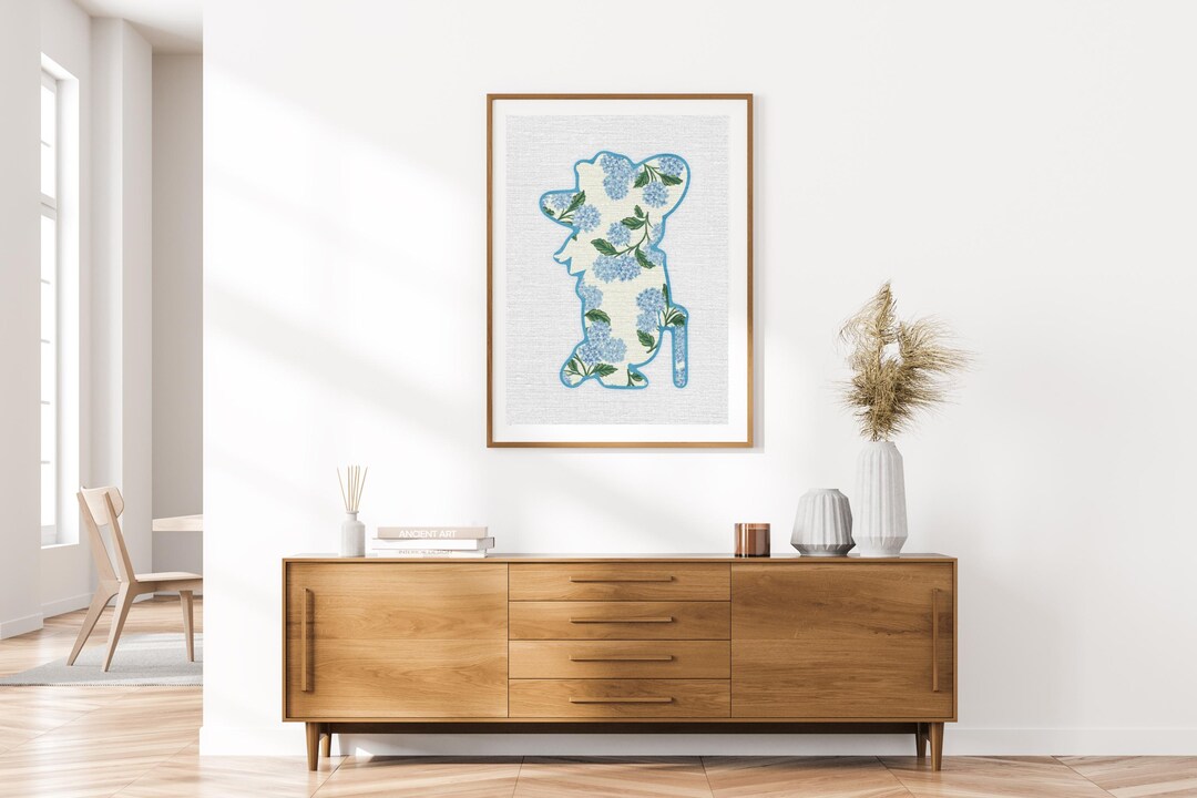 Colonel Reb Ole Miss Digital Watercolor Print - Chinoiserie Decor - Etsy