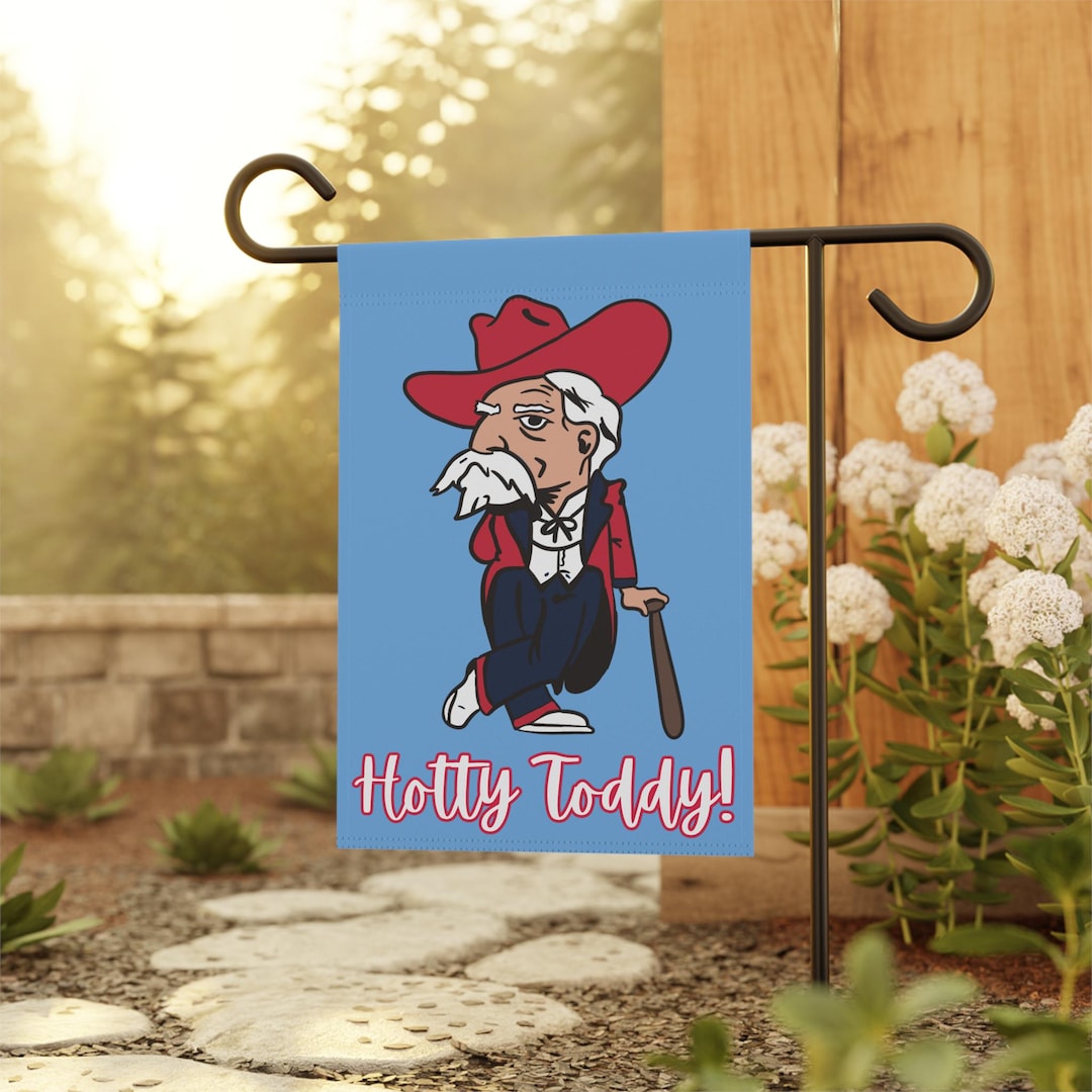 Yard Flag, Ole Miss Baseball Colonel Reb Garden & House Outdoor Pennant ...