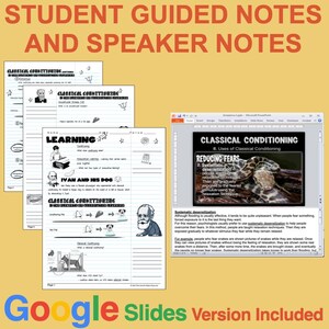 Psychology: Learning Powerpoint / Google Slides + Video Clips & Guided ...