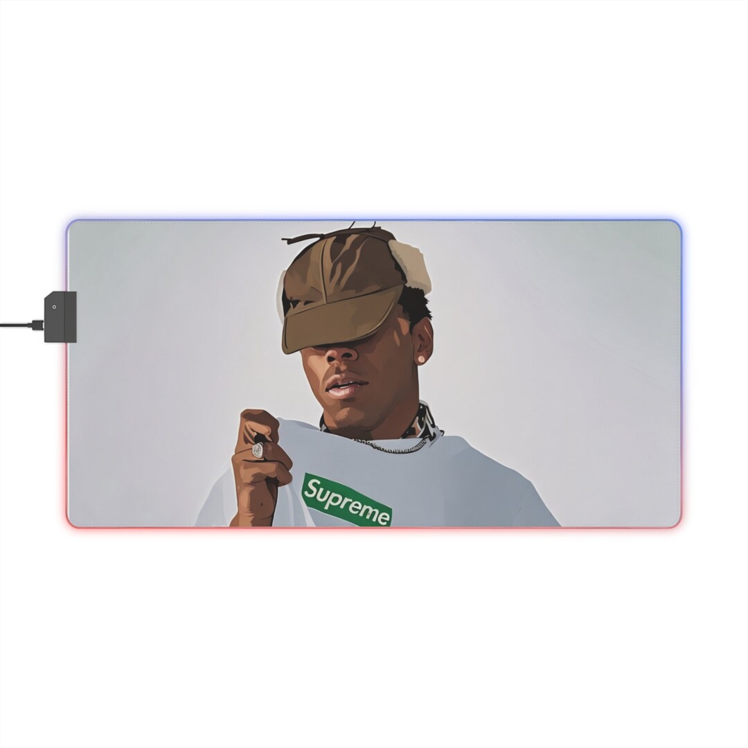 Tyler the Creator Supreme LED Gaming Mouse Pad Street Wear Gamer Custom ...
