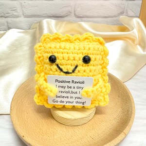 PDF Instant Download, Crochet Ravioli Pattern, Multilingual PDF, Crochet Food, Emotional Support ...