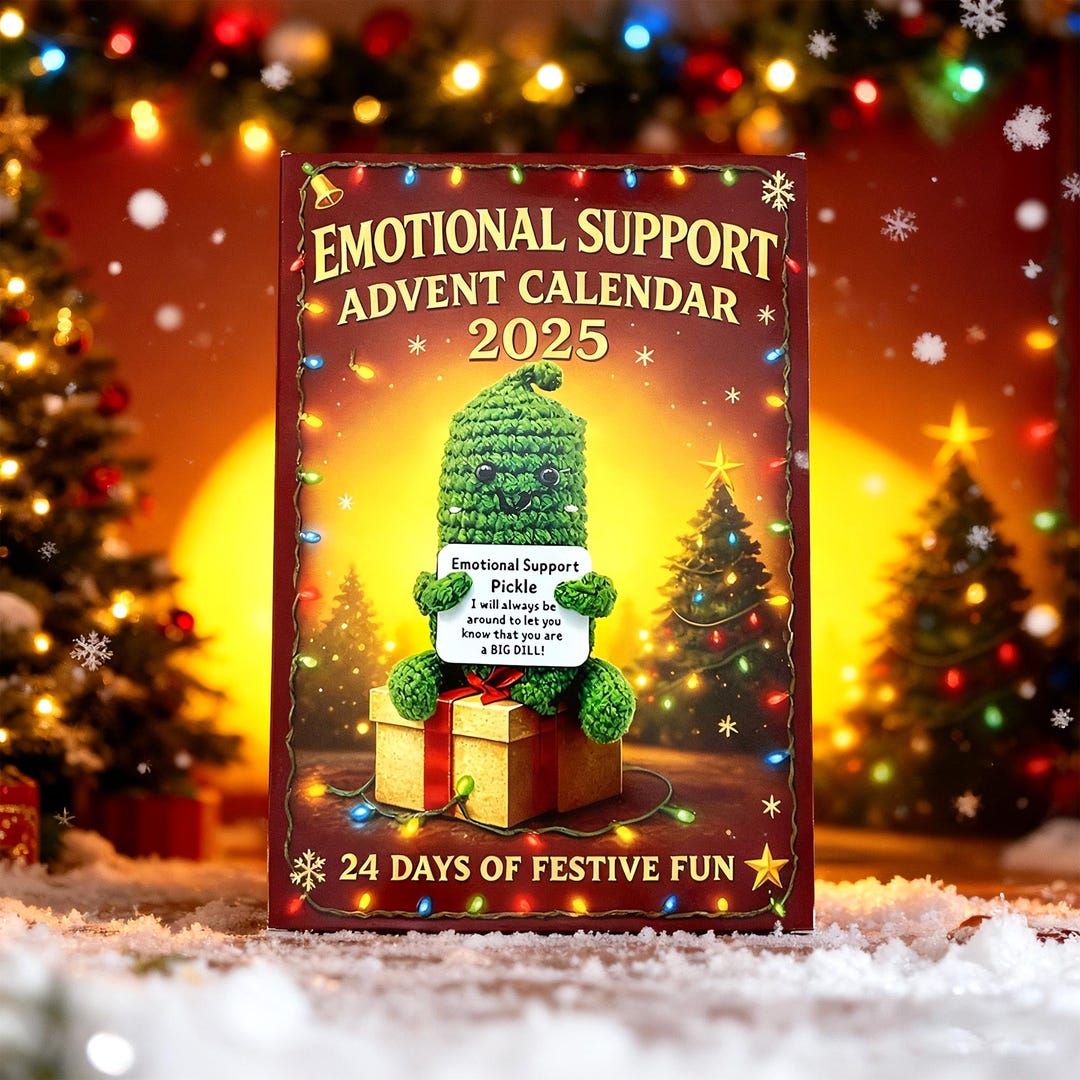 Emotional Support Advent Calendar 2025, Acrylic Doll Pendant - Etsy