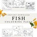 Fish Coloring Pages: 10 Fun and Educational Activity Sheets for Kids ...