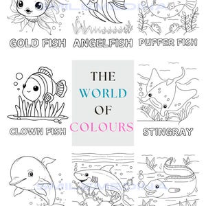 Fish Coloring Pages: 10 Fun and Educational Activity Sheets for Kids ...