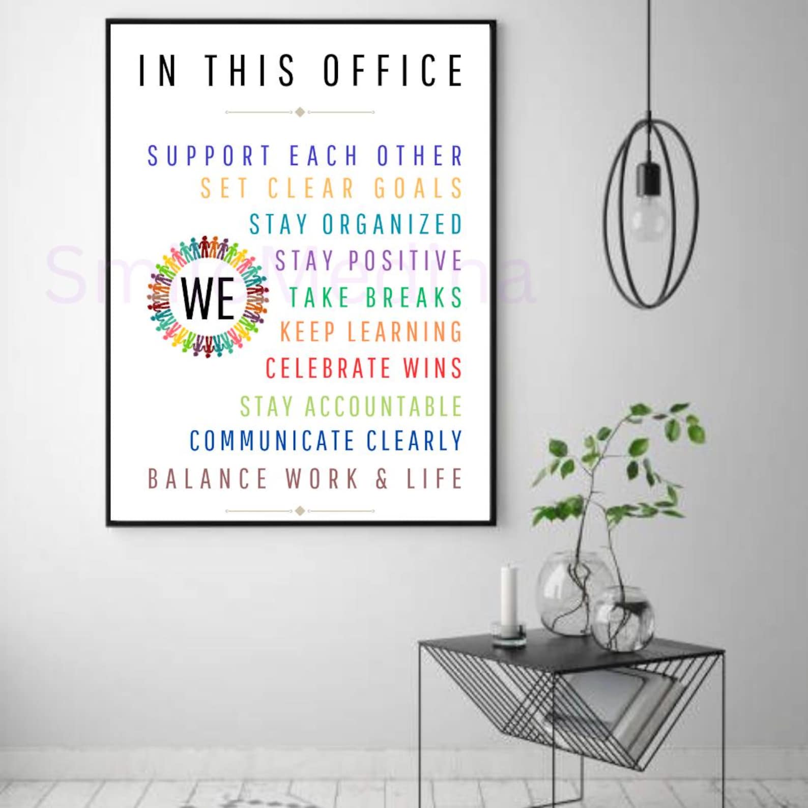 Office Wall Decoration, Instant Download Printable Wall Arts, Modern ...