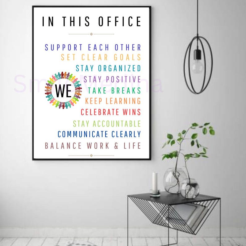 Office Wall Decoration, Instant Download Printable Wall Arts, Modern ...