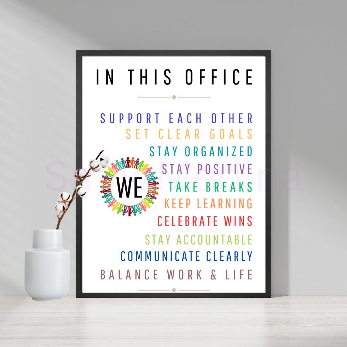 Office Wall Decoration, Instant Download Printable Wall Arts, Modern ...
