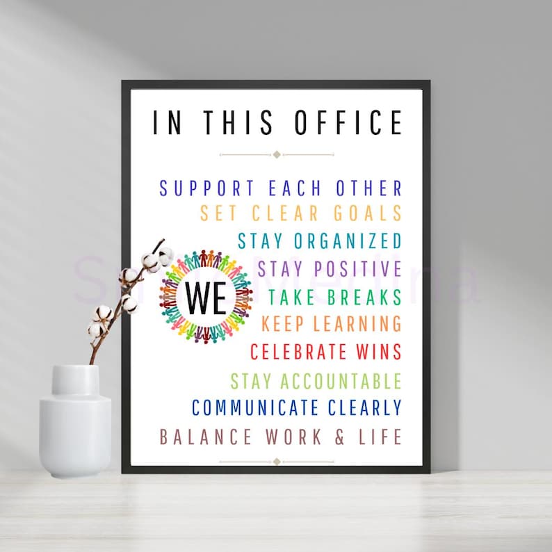 Office Wall Decoration, Instant Download Printable Wall Arts, Modern ...