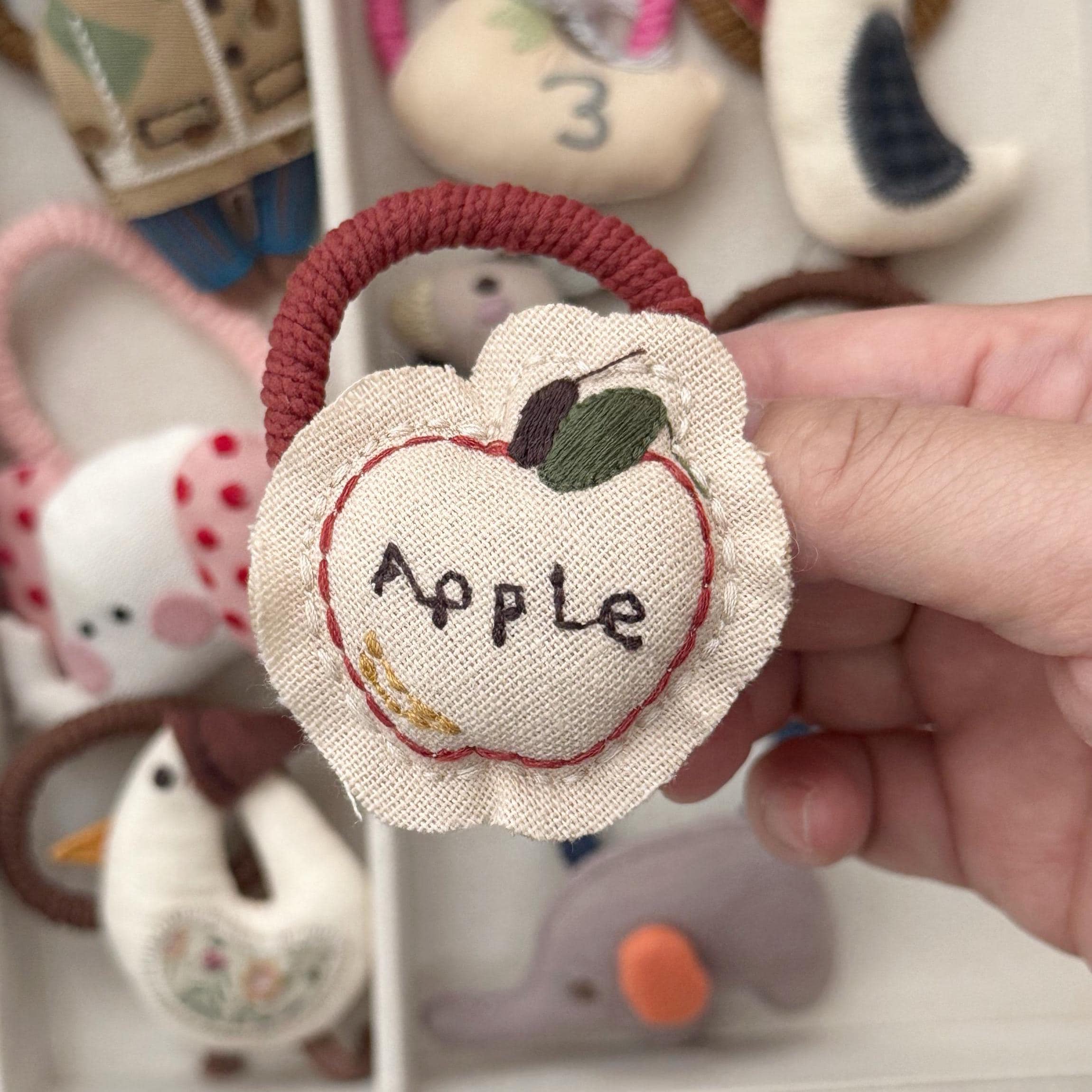 Handmade Animal Fabric Hair Ties – Cute Elastic Hair Accessories for ...